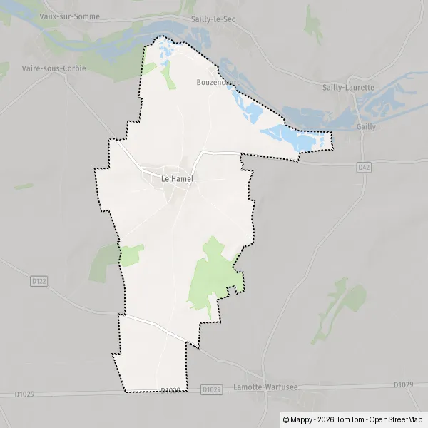 Map Le Hamel: map of Le Hamel (80800) and practical information