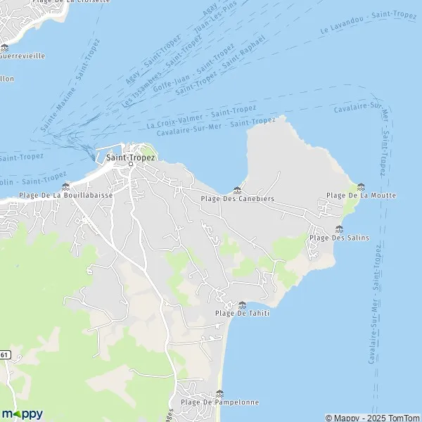 Map Saint-Tropez: map of Saint-Tropez (83990) and practical information