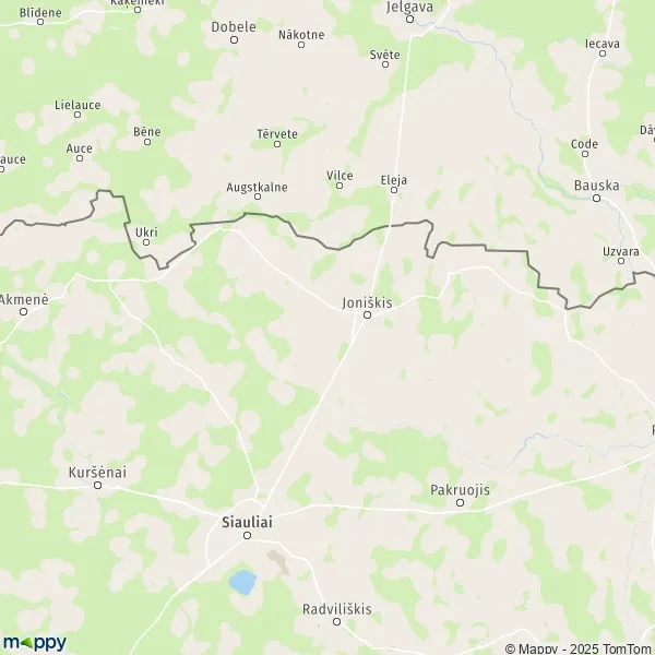 Map Joniškis: map of Joniškis (84001) and practical information