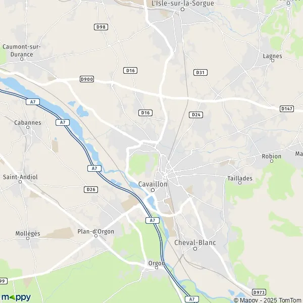 Map Cavaillon: map of Cavaillon (84300) and practical information