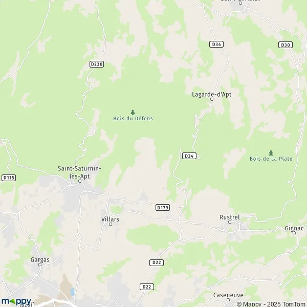 Map Villars: map of Villars (84400) and practical information