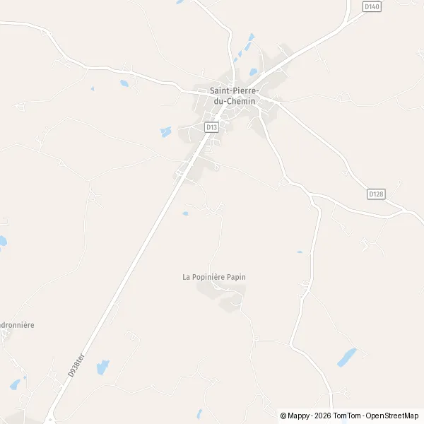 Map Le Grand Village: map of Le Grand Village, 85120 Saint-Pierre-du ...
