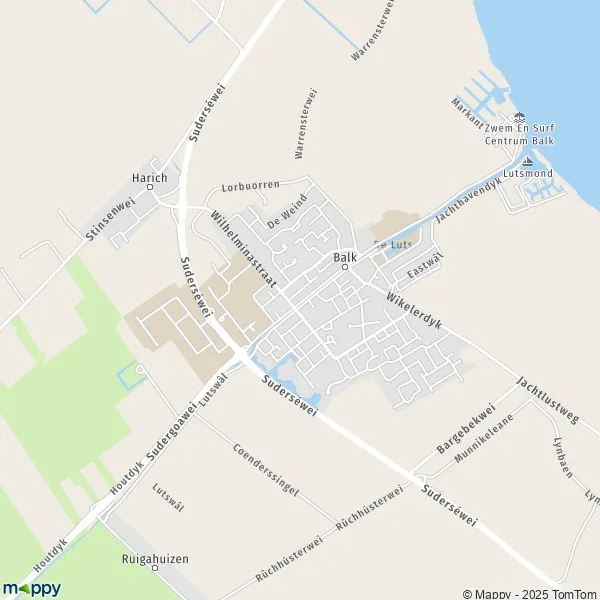 Map Balk: map of Balk (8561) and practical information