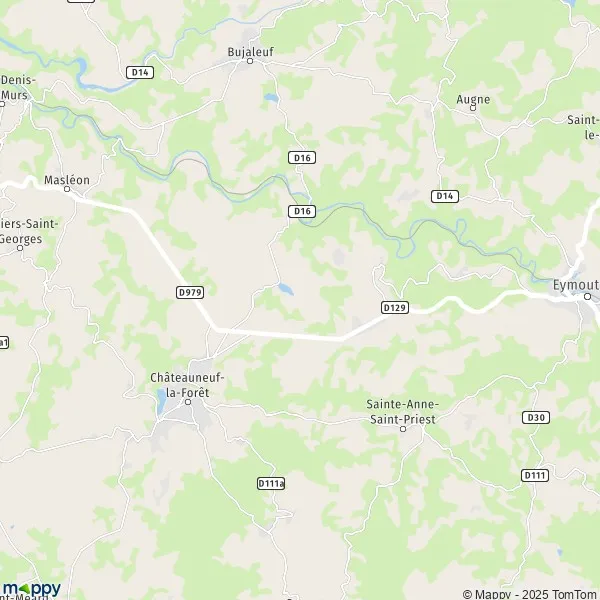 Map Neuvic-Entier: map of Neuvic-Entier (87130) and practical information