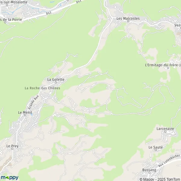 Map Le Ménil: map of Le Ménil (88160) and practical information