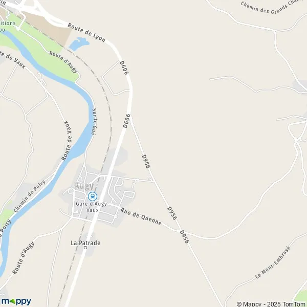 Map Augy: map of Augy (89290) and practical information