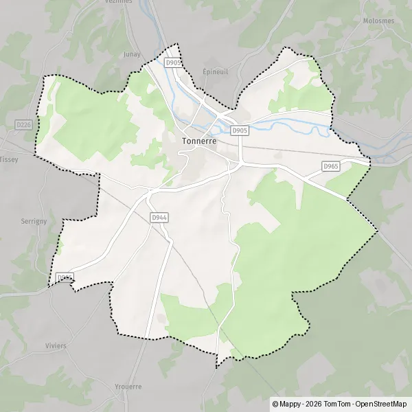Map Tonnerre: map of Tonnerre (89700) and practical information