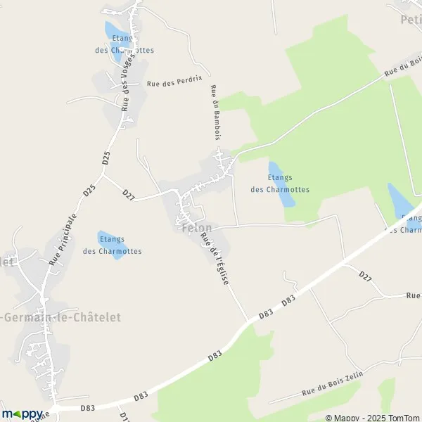 Map Felon: map of Felon (90110) and practical information