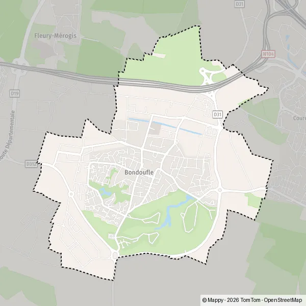 Map Bondoufle: map of Bondoufle (91070) and practical information
