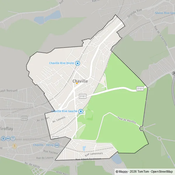 Map Chaville: map of Chaville (92370) and practical information