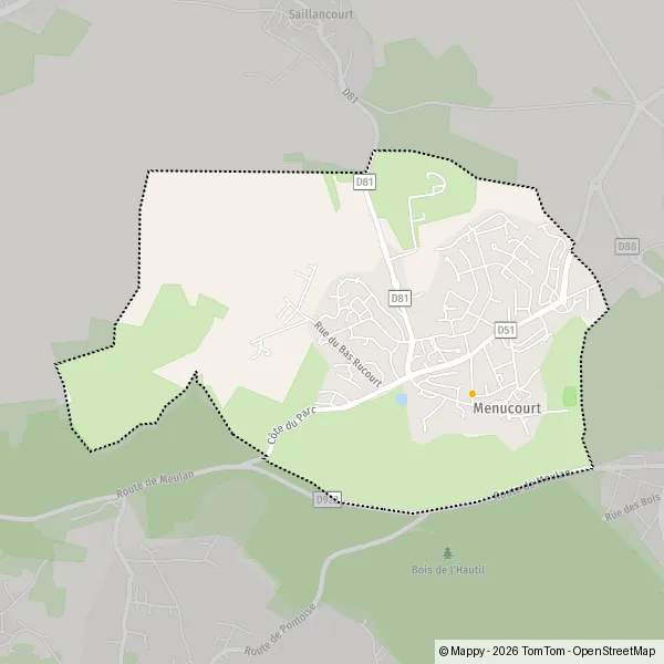 Map Menucourt: map of Menucourt (95180) and practical information