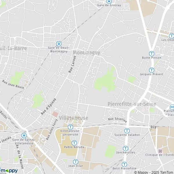 Map Montmagny: map of Montmagny (95360) and practical information