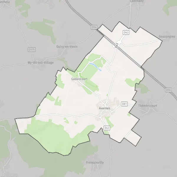 Map Avernes: map of Avernes (95450) and practical information