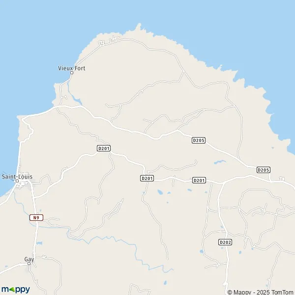 Map Saint-Louis: map of Saint-Louis (97134) and practical information