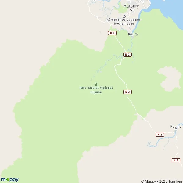 Map Roura: map of Roura (97311) and practical information