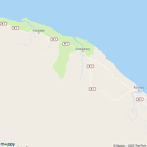 Map Sinnamary: map of Sinnamary (97315) and practical information