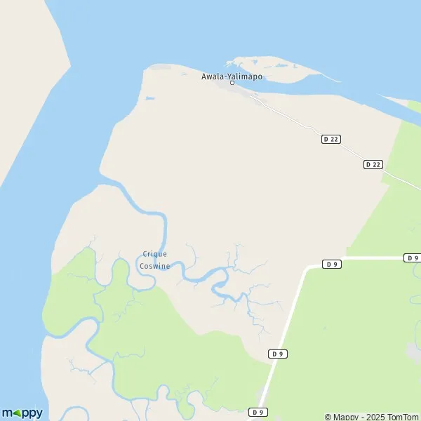 Map Awala-Yalimapo: map of Awala-Yalimapo (97319) and practical information