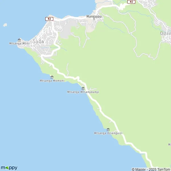 Map Sada: map of Sada (97640) and practical information