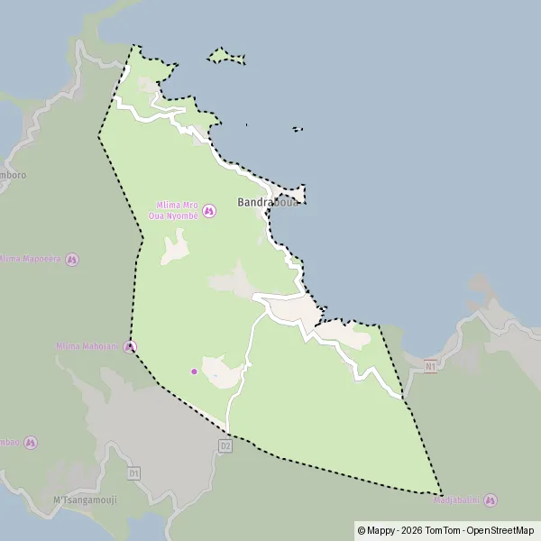 Map Bandraboua: map of Bandraboua (97650) and practical information