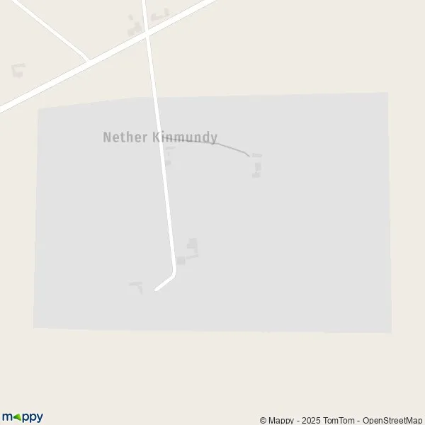 Map Nether Kinmundy: map of Nether Kinmundy, Aberdeenshire AB42 4 and ...