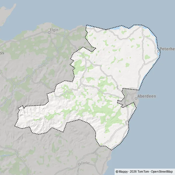 Map Nether Crimond: map of Nether Crimond (AB51 0) and practical ...