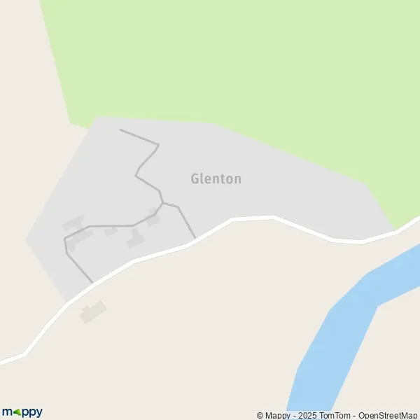Map Glenton: map of Glenton, Aberdeenshire AB51 7 and practical information