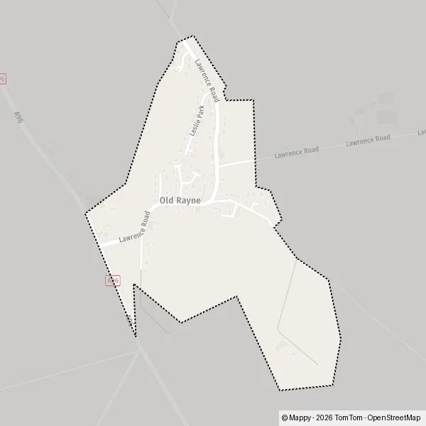Map Old Rayne: map of Old Rayne, Aberdeenshire AB52 6 and practical ...