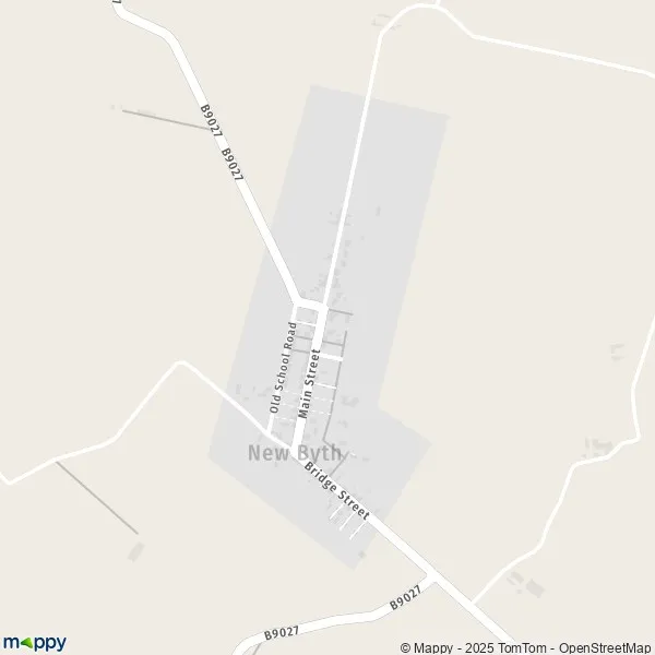 Map New Byth: map of New Byth, Aberdeenshire AB53 5 and practical ...