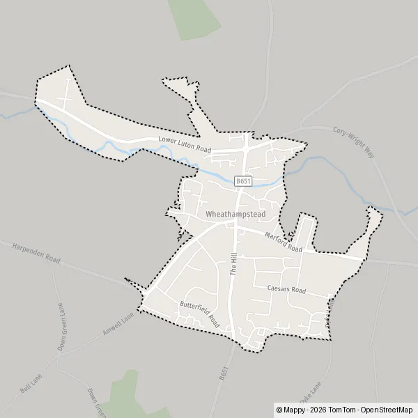 Map Wheathampstead: map of Wheathampstead, Saint Albans AL4 8 and ...