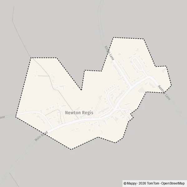 Map Newton Regis: map of Newton Regis, North Warwickshire B79 0 and ...