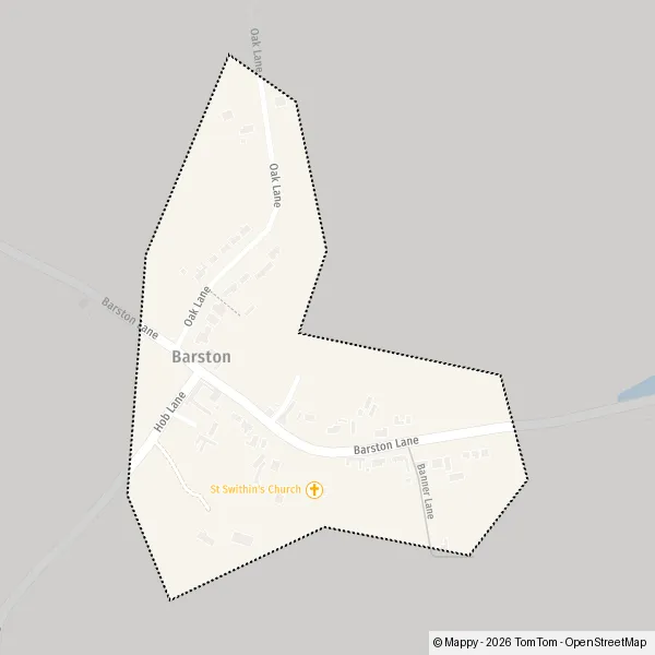 Map Barston: map of Barston, Solihull B92 0 and practical information