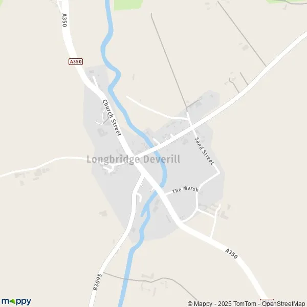 Map Longbridge Deverill: map of Longbridge Deverill, Wiltshire BA12 7 ...