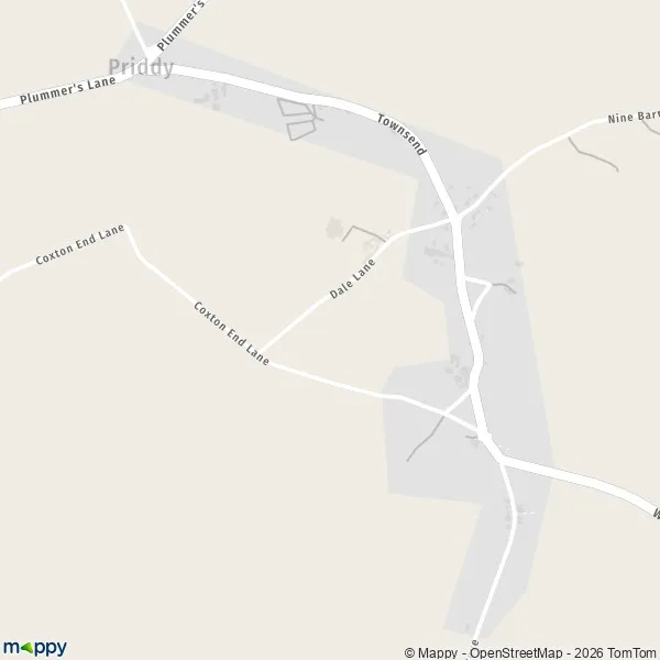 Map Priddy: map of Priddy, South Somerset BA5 3 and practical information