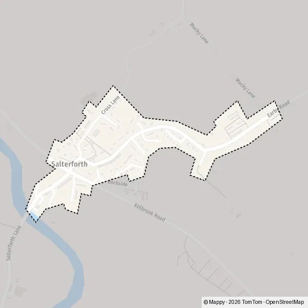 Map Salterforth: map of Salterforth, Pendle BB18 5 and practical ...