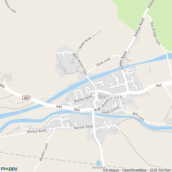 Map Gargrave: map of Gargrave (Railway Station), Hambleton BD23 3 and ...