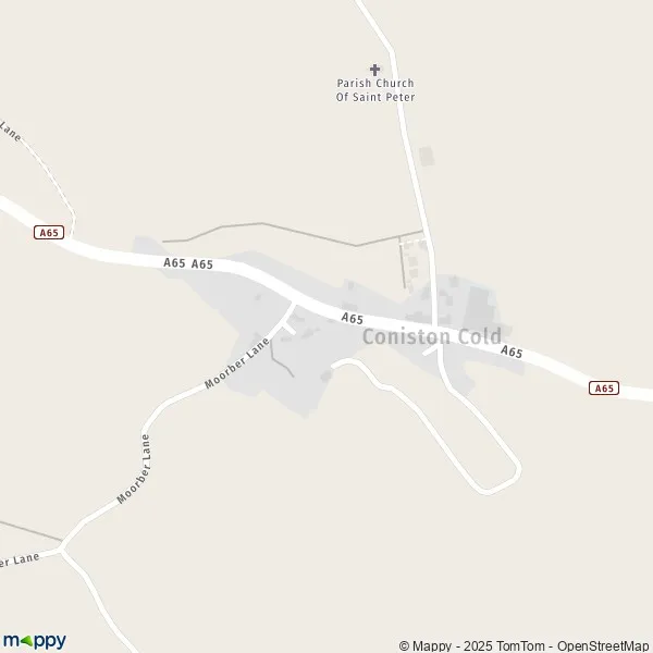 Map Coniston Cold: map of Coniston Cold, Hambleton BD23 4 and practical ...