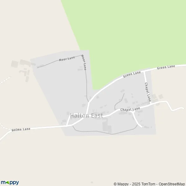 Map Halton East: map of Halton East, Hambleton BD23 6 and practical ...