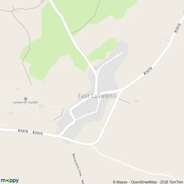 Map East Lulworth: map of East Lulworth, Dorset BH20 5 and practical ...