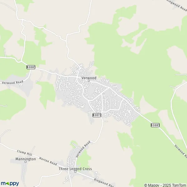 Map Verwood: map of Verwood, Dorset BH31 7 and practical information