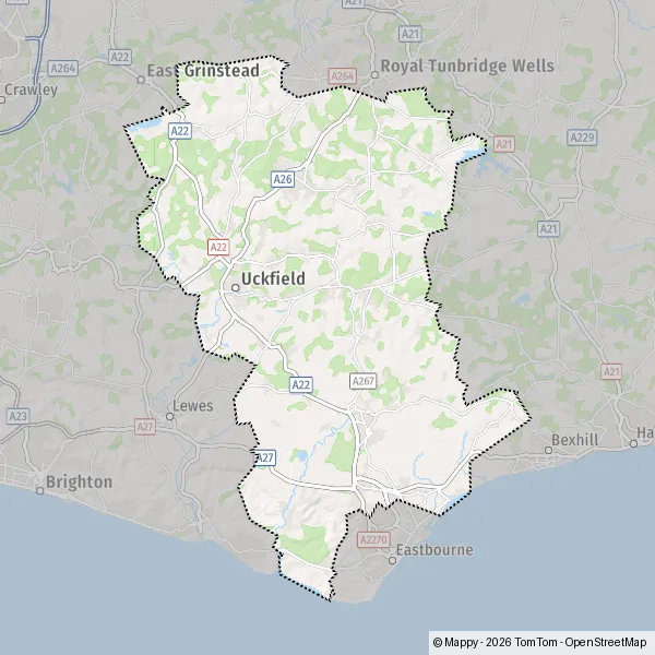 Map Pevensey Bay: map of Pevensey Bay (BN24 6) and practical information