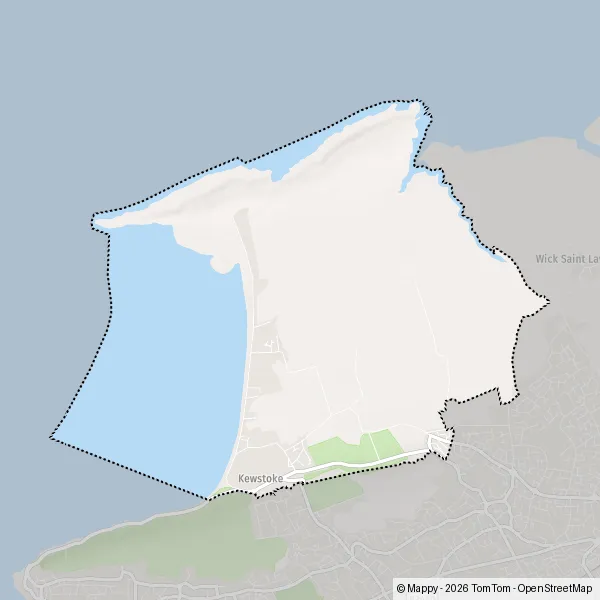 Map Kewstoke: map of Kewstoke, North Somerset BS22 9 and practical ...