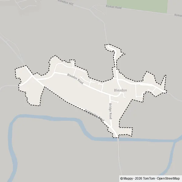 Map Bleadon: map of Bleadon, North Somerset BS24 0 and practical ...
