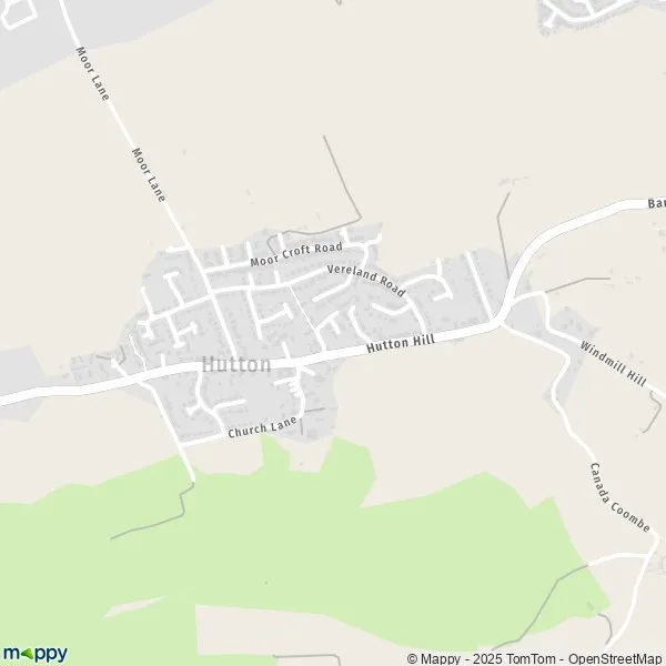 Map Hutton: map of Hutton, North Somerset BS24 9 and practical information