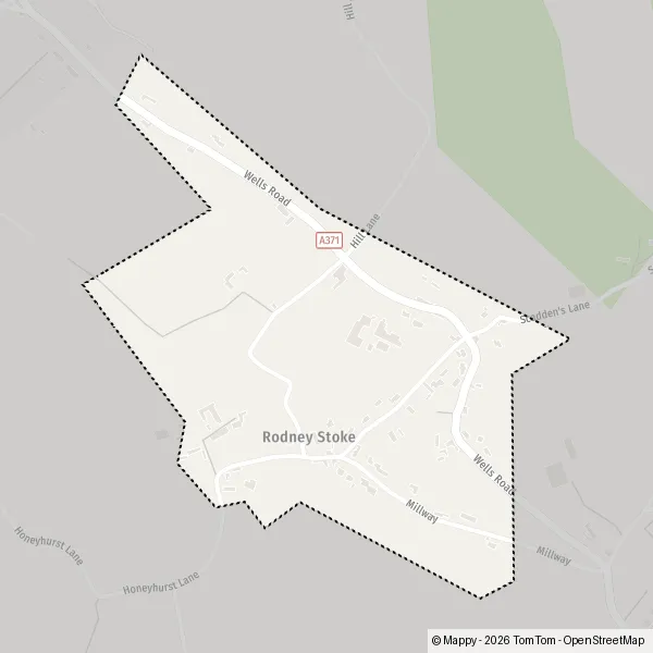 Map Rodney Stoke: map of Rodney Stoke, South Somerset BS27 3 and ...