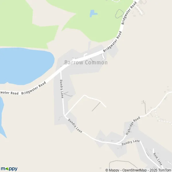 Map Barrow Common: map of Barrow Common, North Somerset BS41 8 and ...