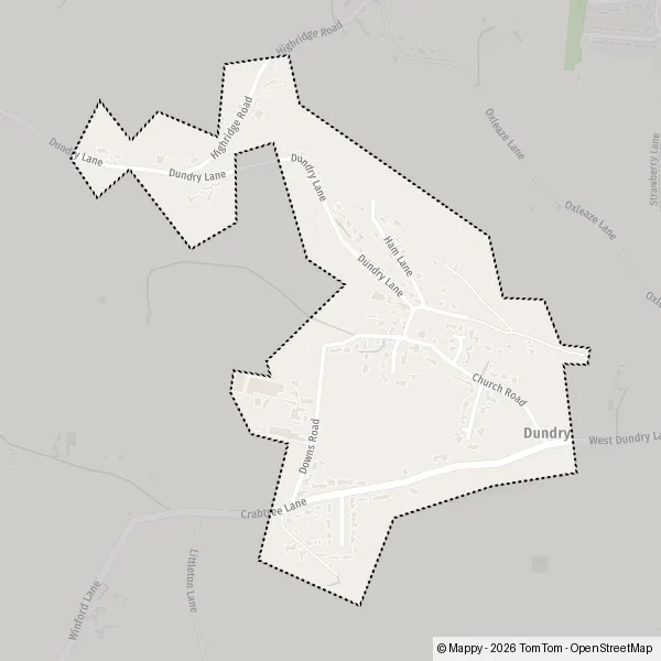 Map Dundry: map of Dundry, North Somerset BS41 8 and practical information