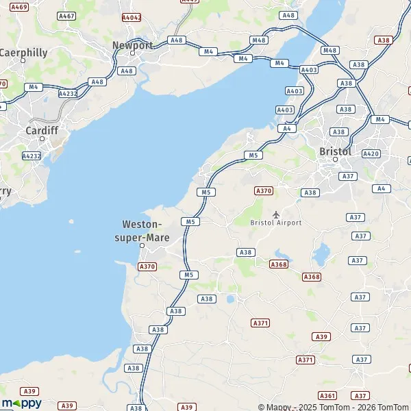 Map Nailsea: map of Nailsea (BS48 2) and practical information