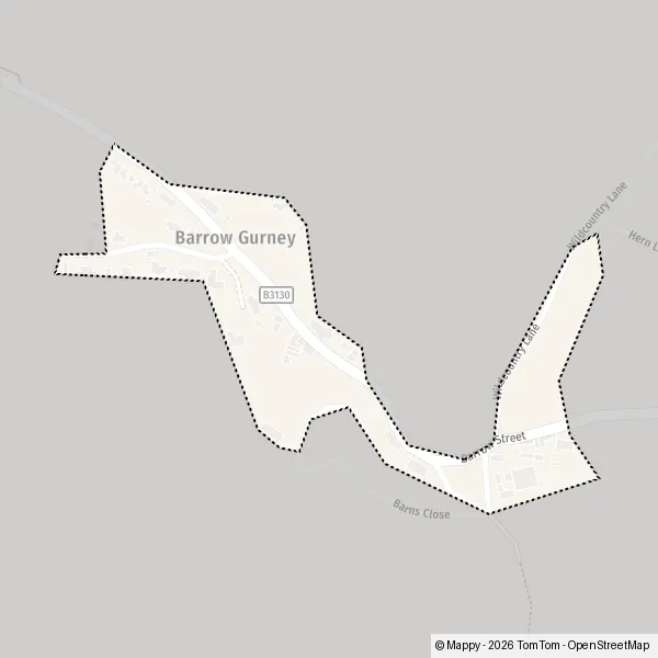 Map Barrow Gurney: map of Barrow Gurney, North Somerset BS48 3 and ...