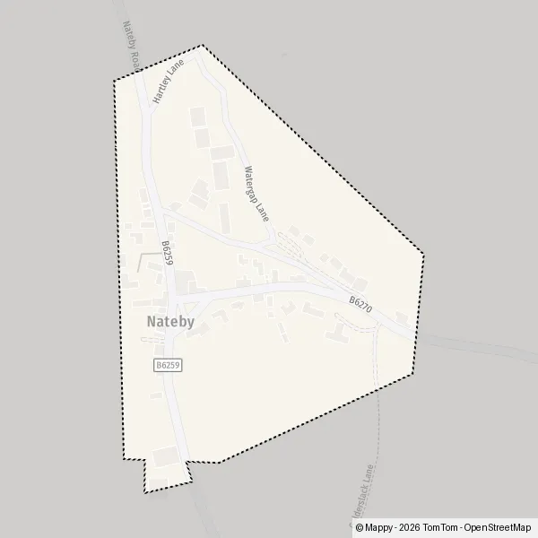 Map Nateby: map of Nateby, Westmorland and Furness CA17 4 and practical ...