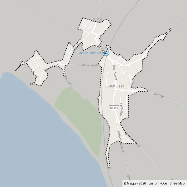 Map Saint Bees: map of Saint Bees, Allerdale CA27 0 and practical ...